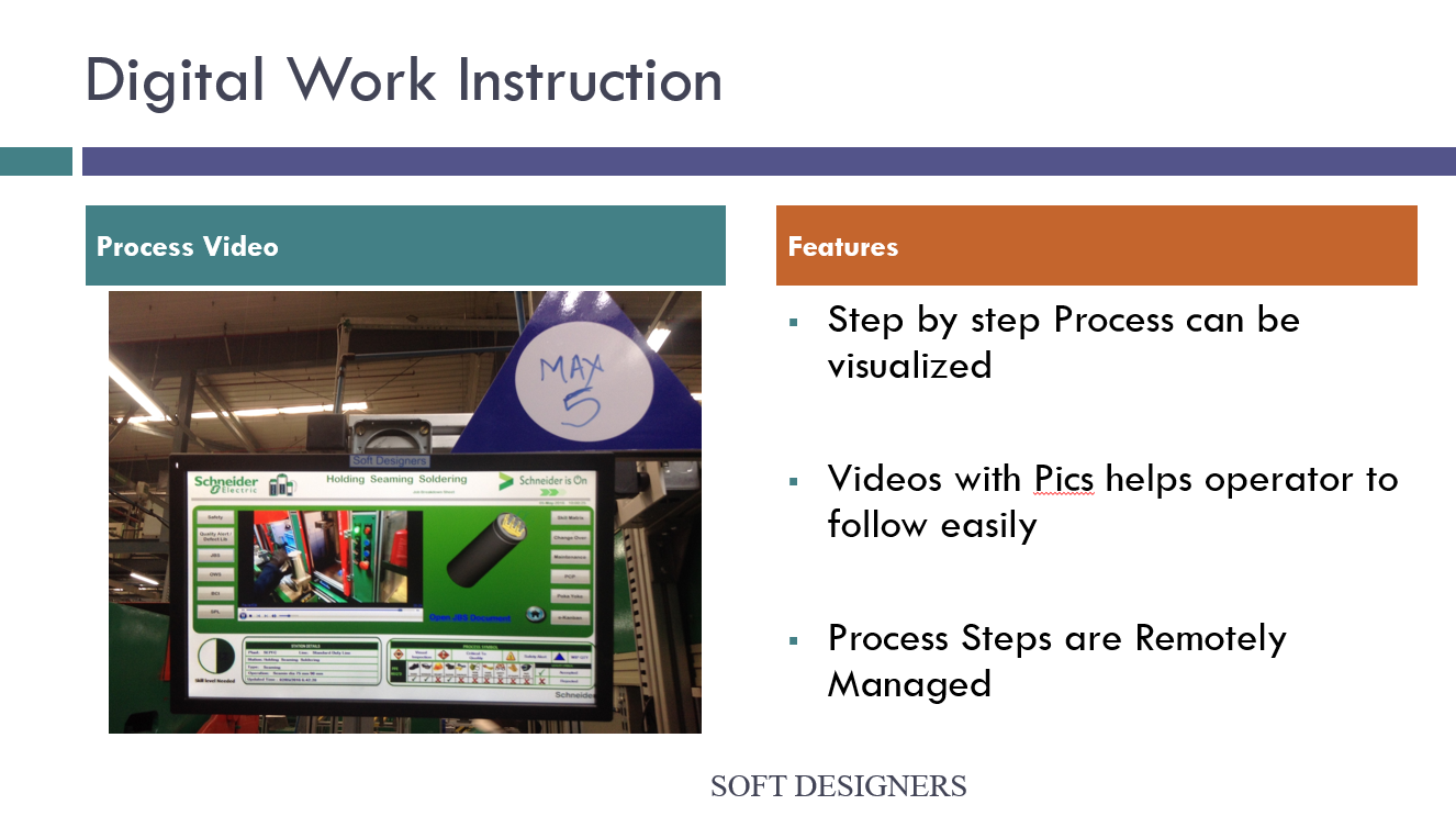 Digital Work Instructions in Manufacturing - Soft Designers